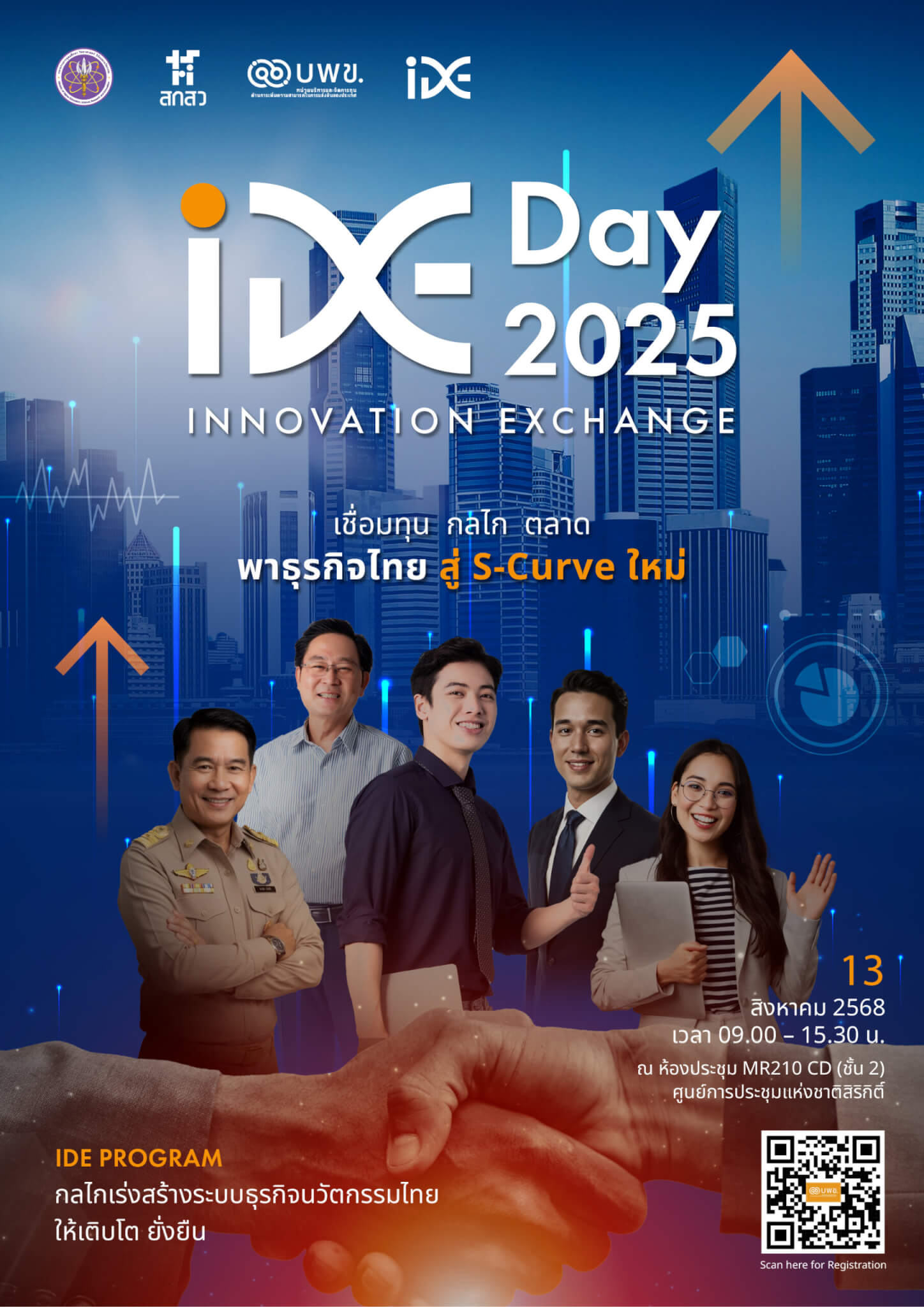 ขอเชิญเข้าร่วมงาน IDE Day 2025 INNOVATION EXCHANGE : เชื่อมทุน กลไก ...